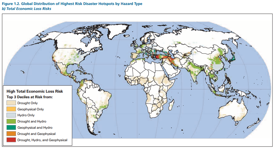 World Map Natural Disasters The Impact Of Hazards On People And The